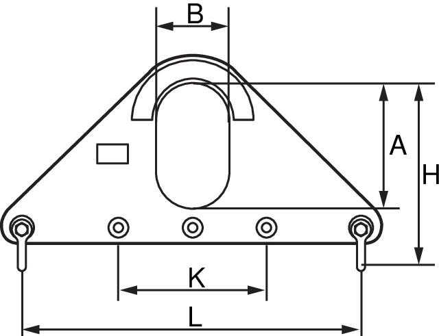 Lifting Triangle, painted triangle | Mennens Netherlands