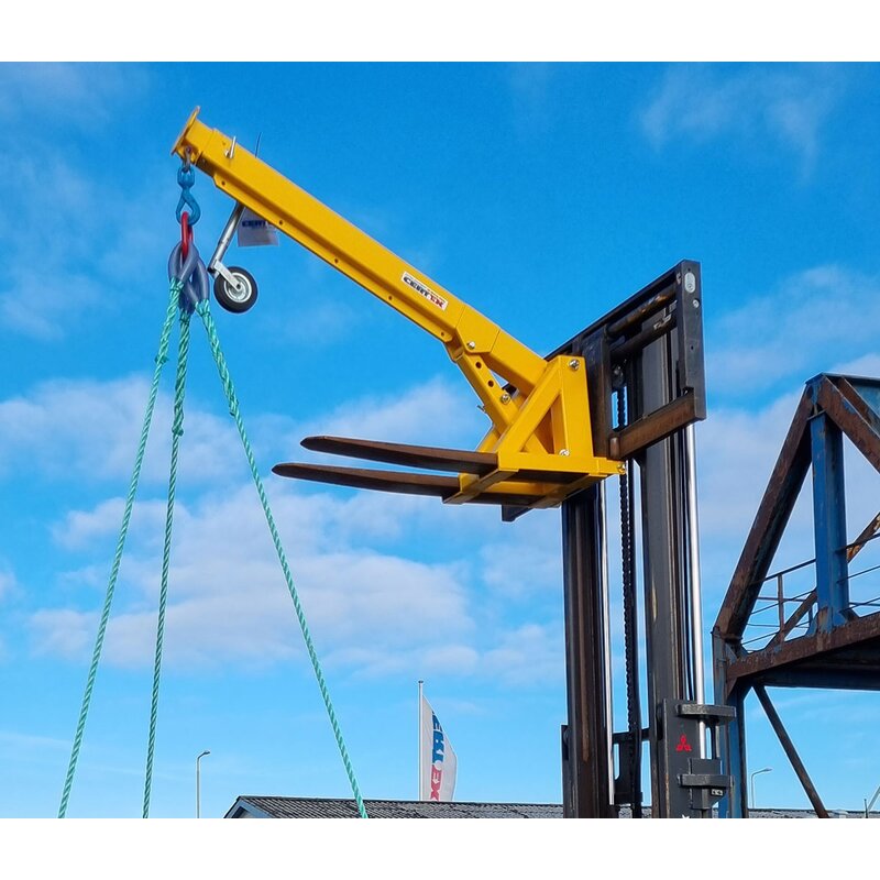 Fork Lift Jib for forklift | Mennens Netherlands