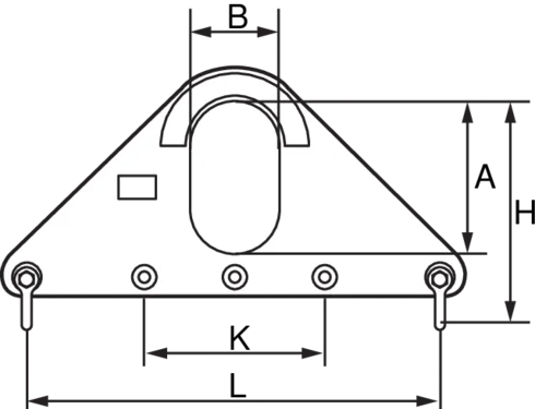 Lifting Triangle, painted triangle | Mennens Netherlands