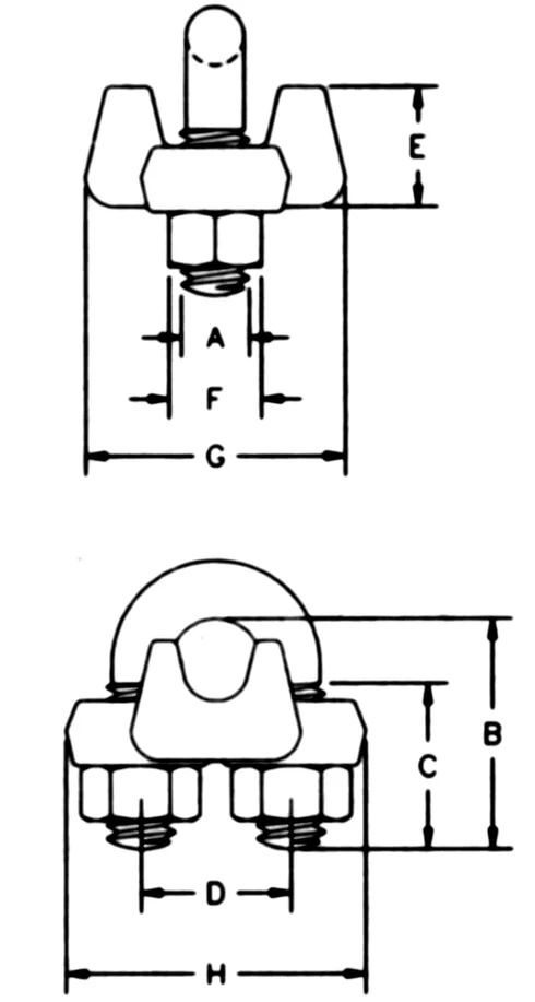 Wire Rope Clip Crosby G-450 | Mennens Netherlands