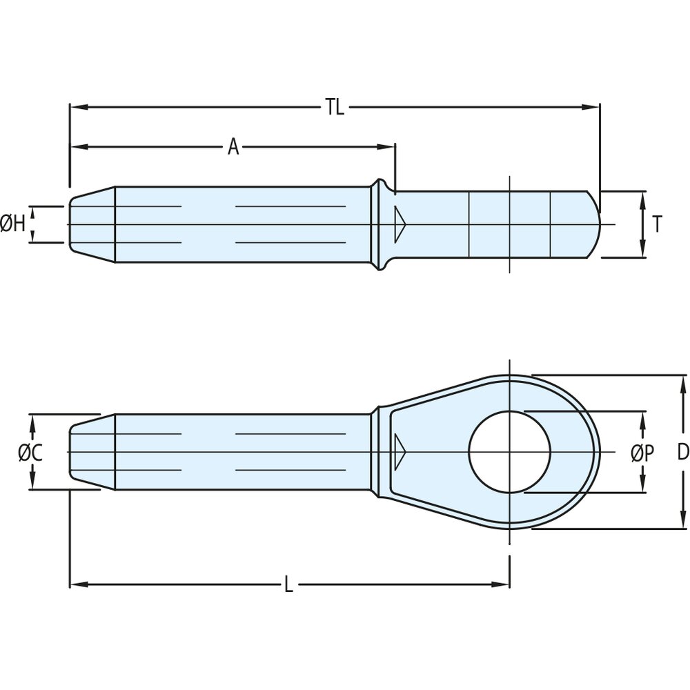 Swage Sockets Closed Ropeblock VM | Mennens Netherlands