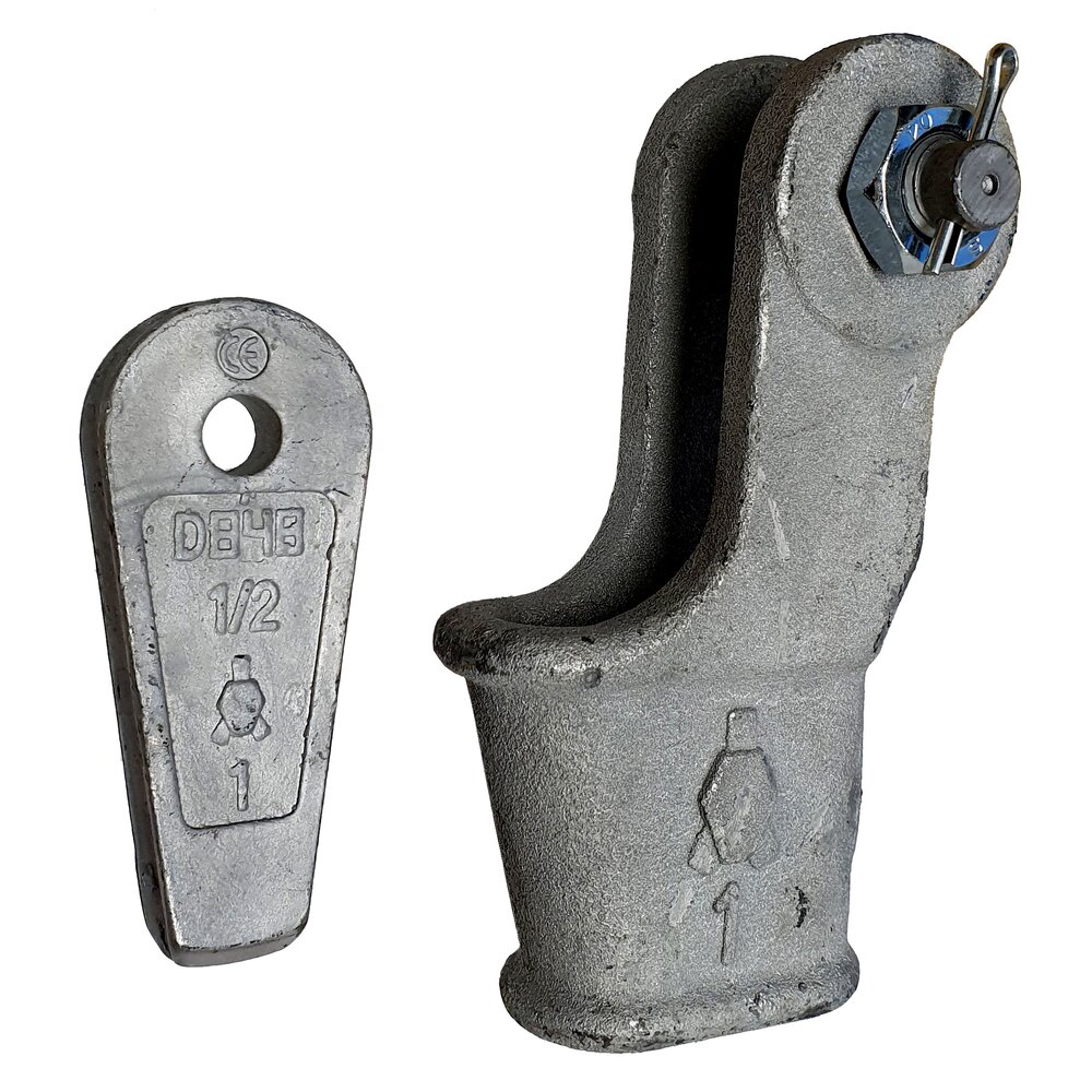 OWS B Open wedge socket met moerbout | Mennens Nederland