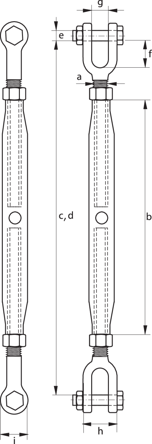 Closed Body Rigging Screws G-6343 | Mennens Netherlands