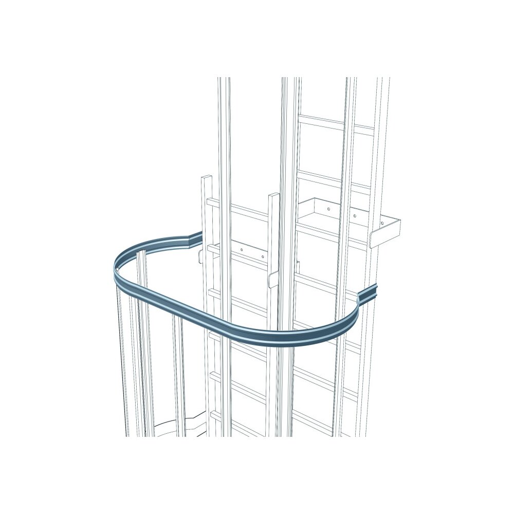 Fixed ladder systems with cage construction | Mennens Netherlands